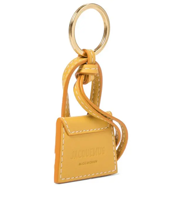 Jacquemus Le Porte CléS Chiquito Leather Keyring - Yellow