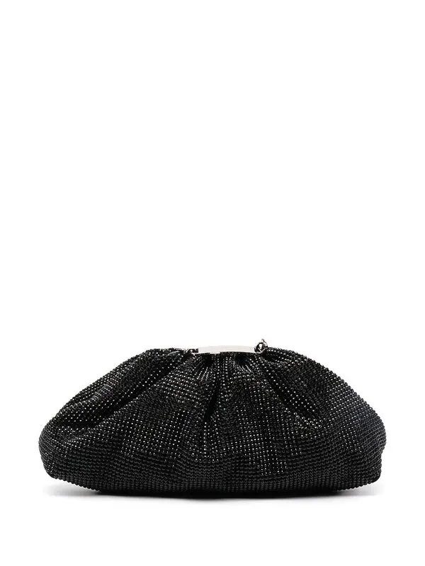 Philipp Plein Crystal-embellished Clutch - Black