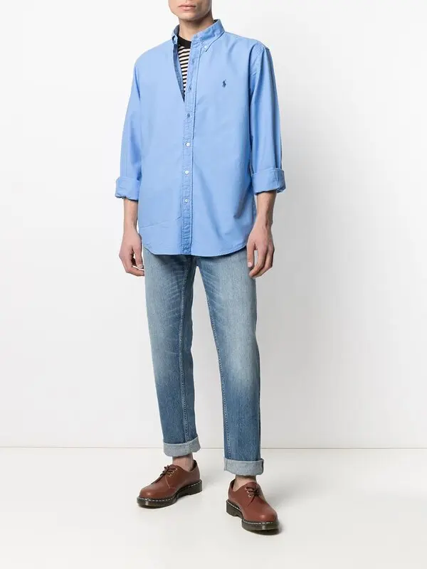Polo Ralph Lauren Button-down Cotton Shirt - Blue