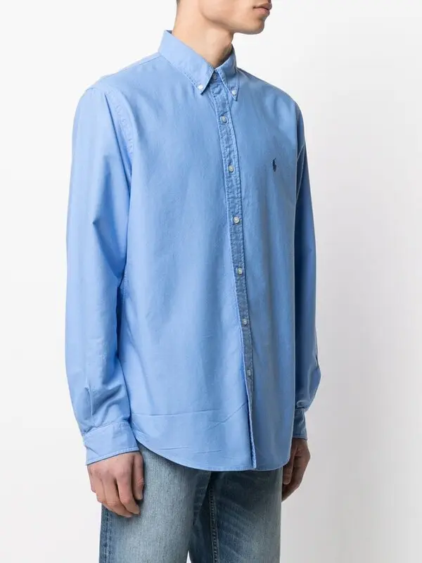 Polo Ralph Lauren Button-down Cotton Shirt - Blue