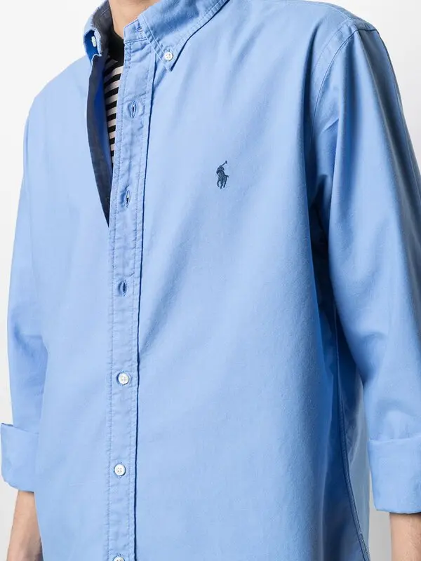 Polo Ralph Lauren Button-down Cotton Shirt - Blue