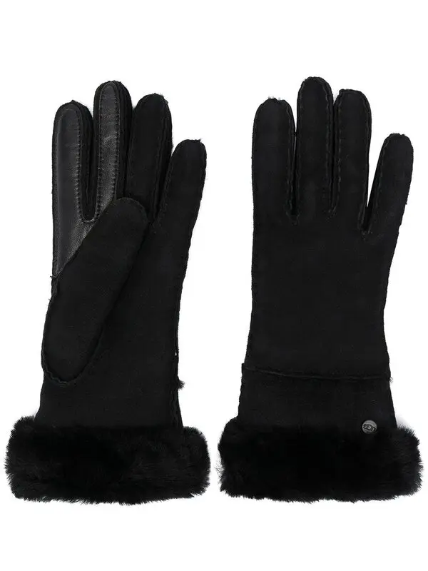 UGG Logo Plaque Gloves - Black
