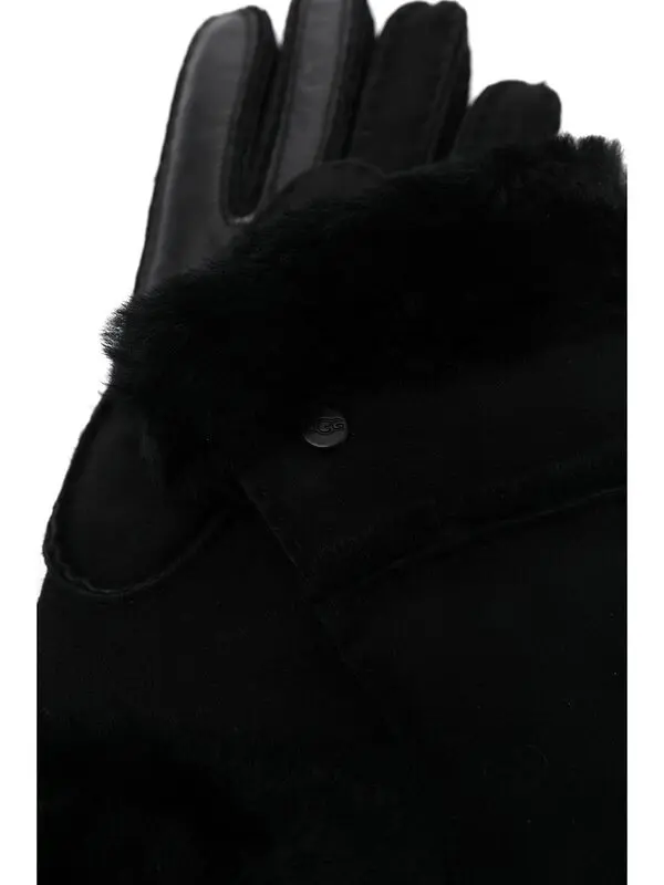 UGG Logo Plaque Gloves - Black