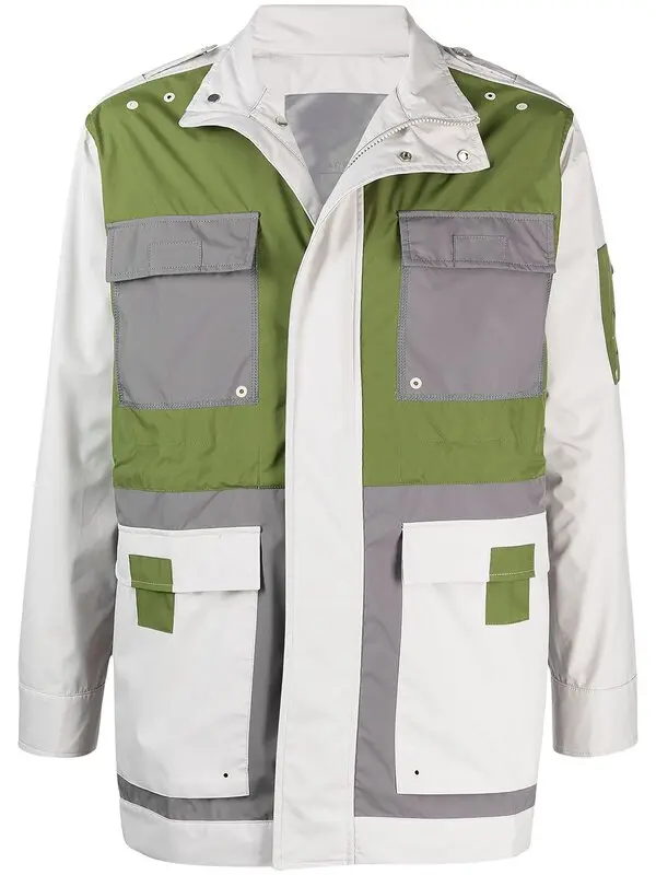 A-COLD-WALL* Rhombus Cargo Jacket - White