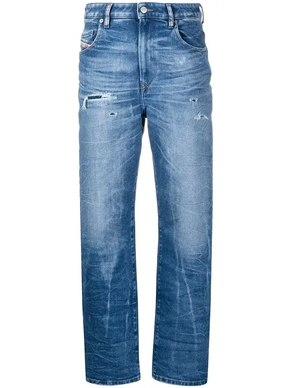 DIESEL® D-reggy 009mv Straight Jeans - Blue