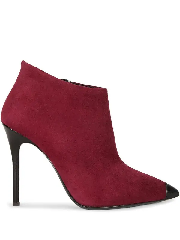 GIUSEPPE ZANOTTI Pointed Leather Ankle Boots