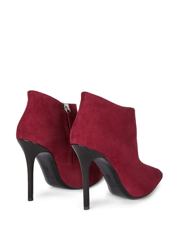 GIUSEPPE ZANOTTI Pointed Leather Ankle Boots