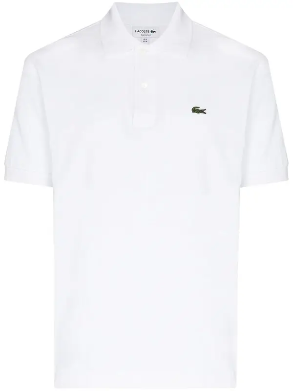 Lacoste Logo-patch Short-sleeve Polo Shirt - White