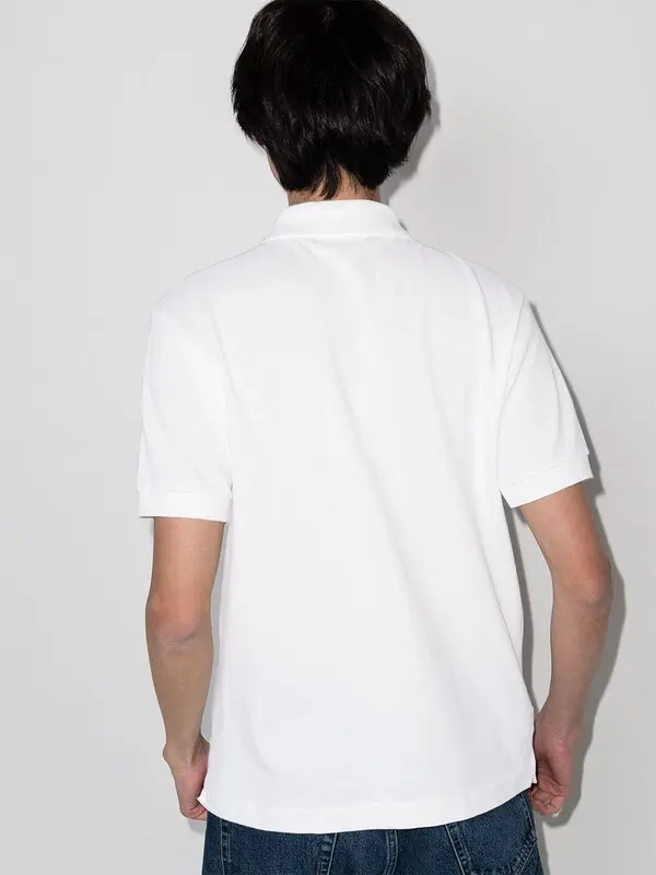 Lacoste Logo-patch Short-sleeve Polo Shirt - White