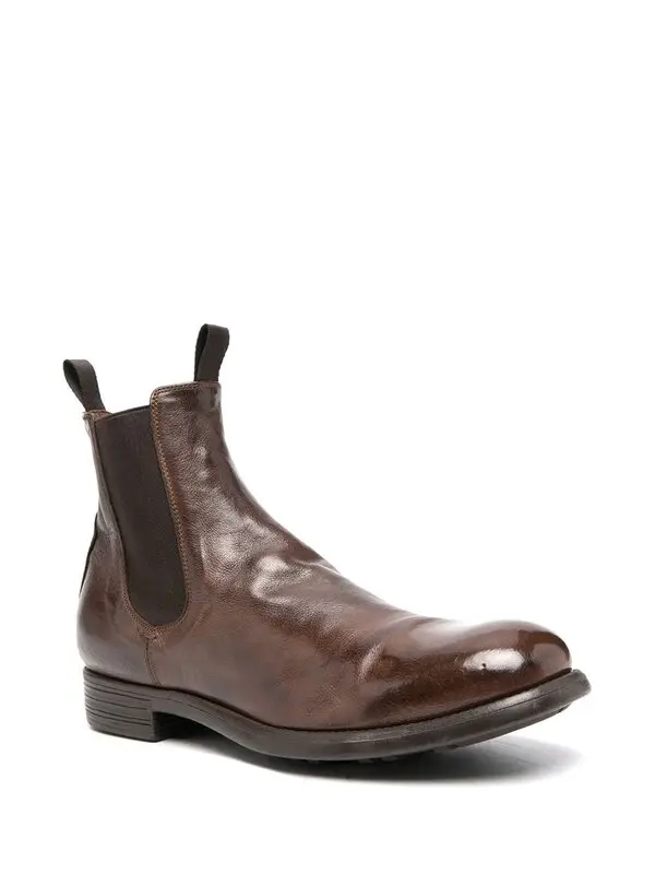 Officine Creative Leather Chelsea Boots