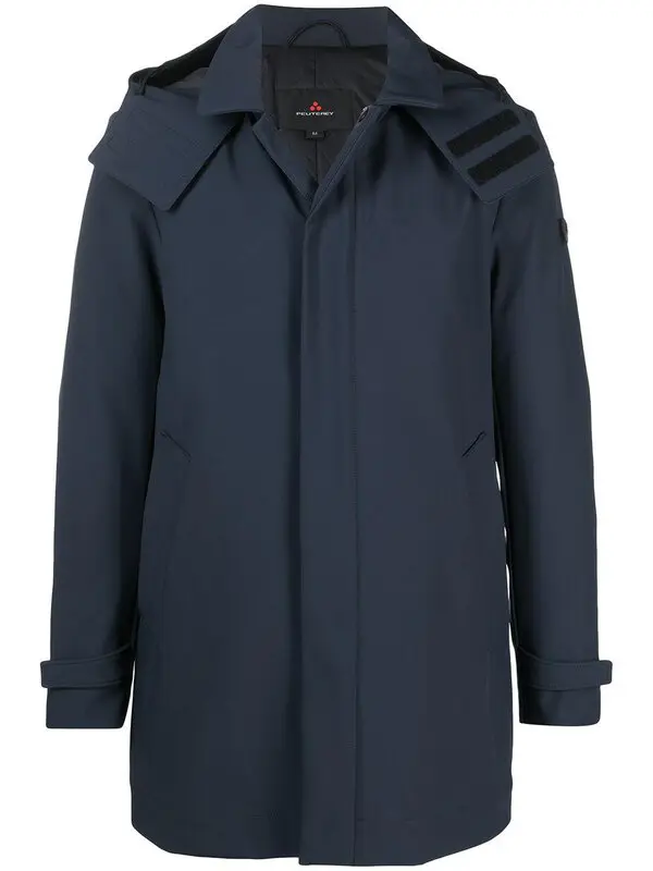 Peuterey Trench Coat - Blue