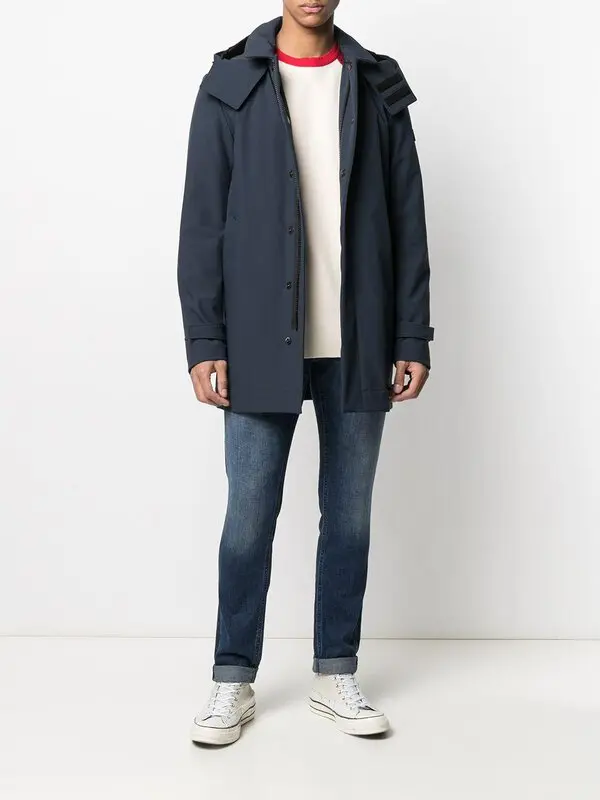 Peuterey Trench Coat - Blue