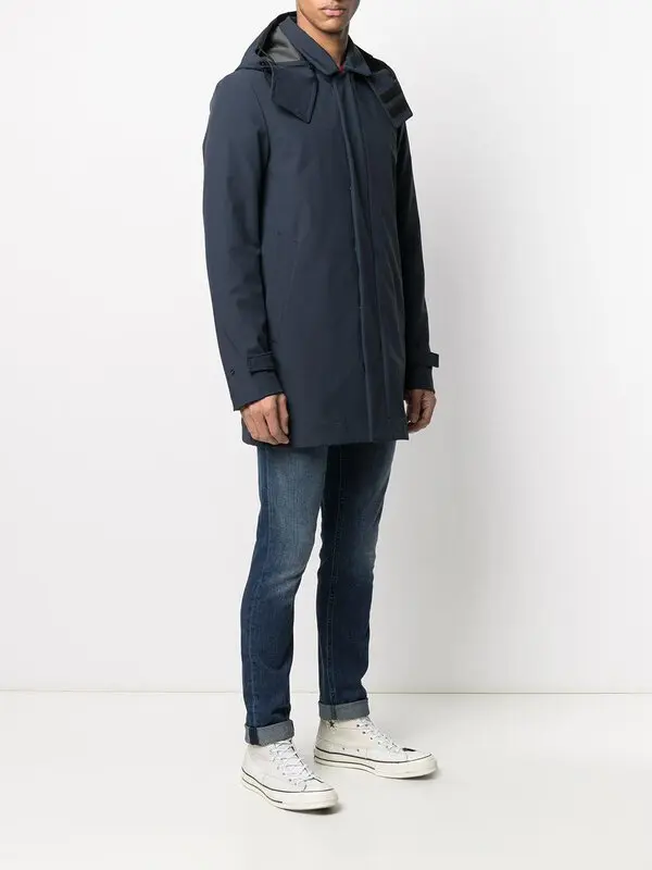 Peuterey Trench Coat - Blue