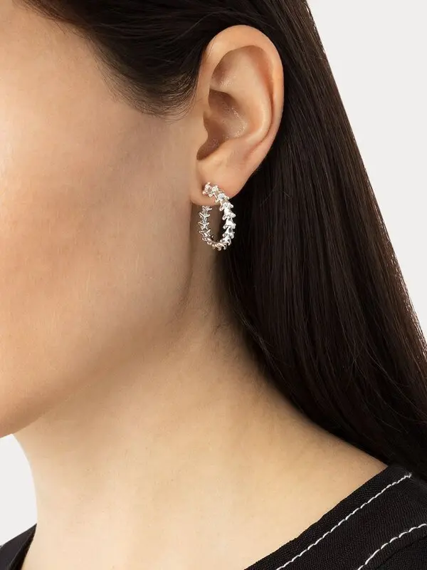 SHAUN LEANE Serpent Trace Mini Hoop Earrings