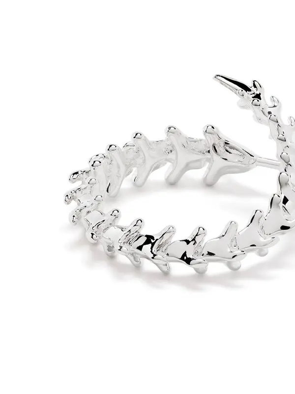 SHAUN LEANE Serpent Trace Mini Hoop Earrings