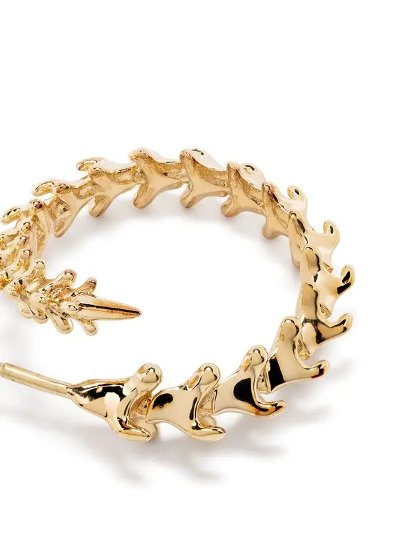 SHAUN LEANE Serpent Trace Mini Hoop Earrings