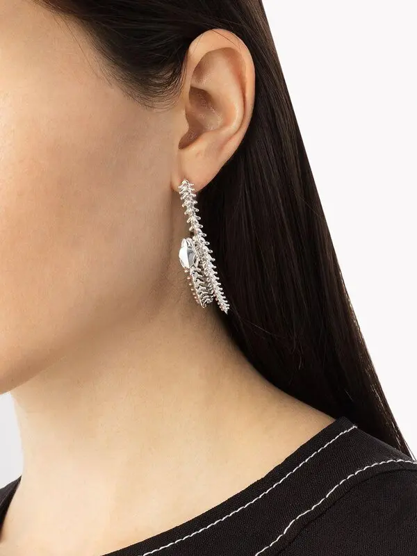 SHAUN LEANE Serpent Trace Hoop Earrings