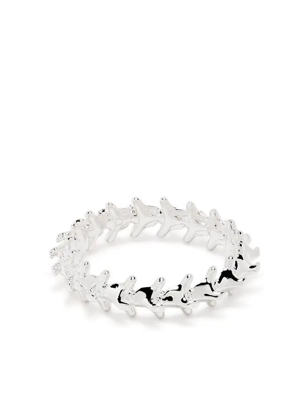SHAUN LEANE Serpent Trace Band Ring - Silver