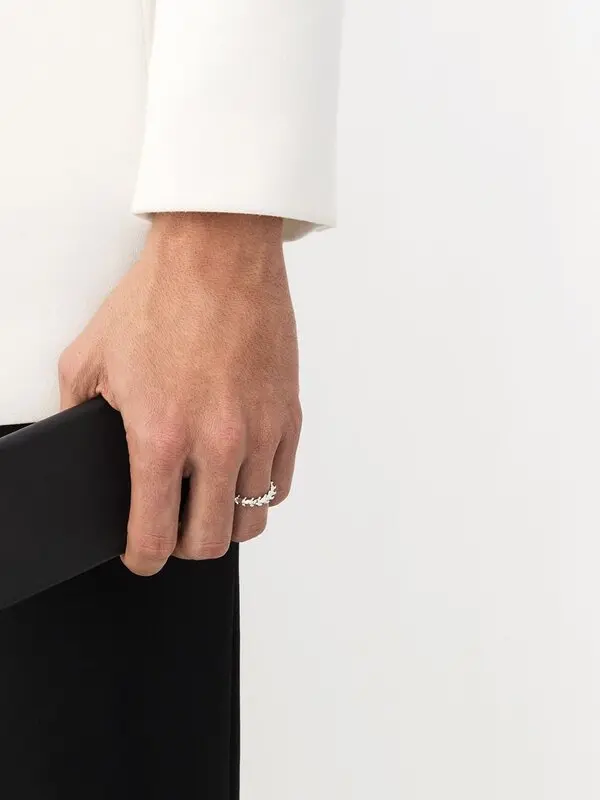 SHAUN LEANE Serpent Trace Band Ring - Silver