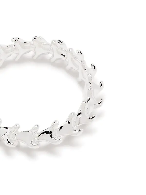 SHAUN LEANE Serpent Trace Band Ring - Silver