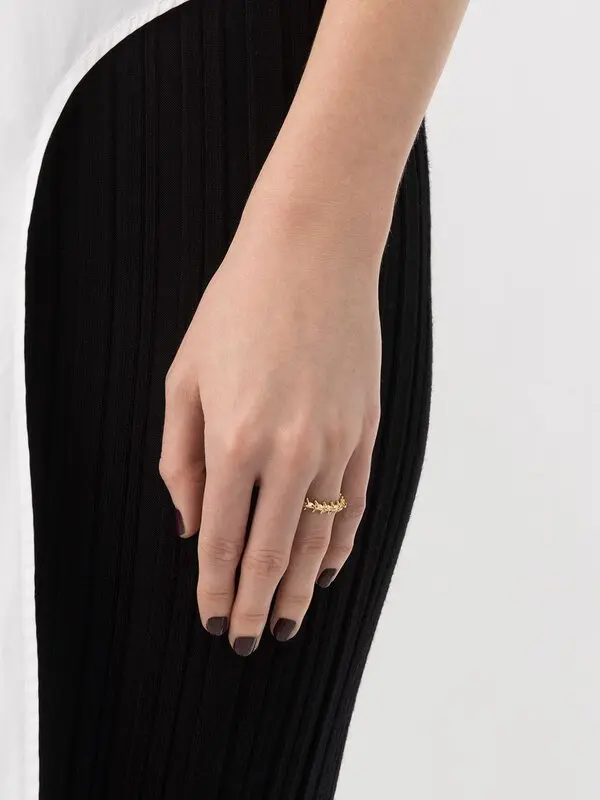 SHAUN LEANE Serpent Trace Band Ring - Gold
