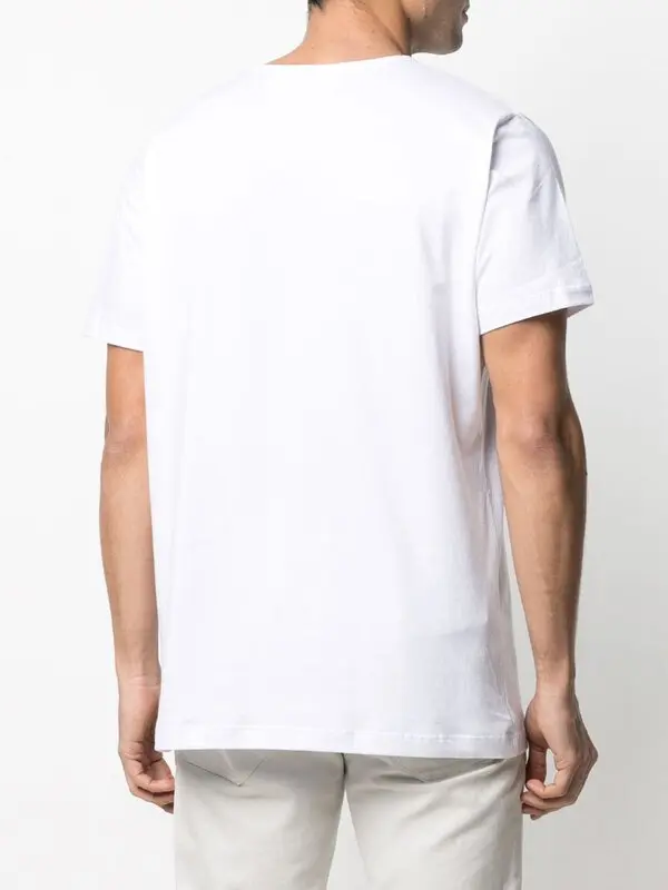 Comme Des Garçons Round Neck Cotton T-shirt - White
