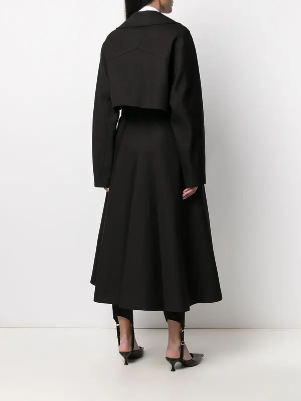 Bottega Veneta Double-breasted Flared Coat