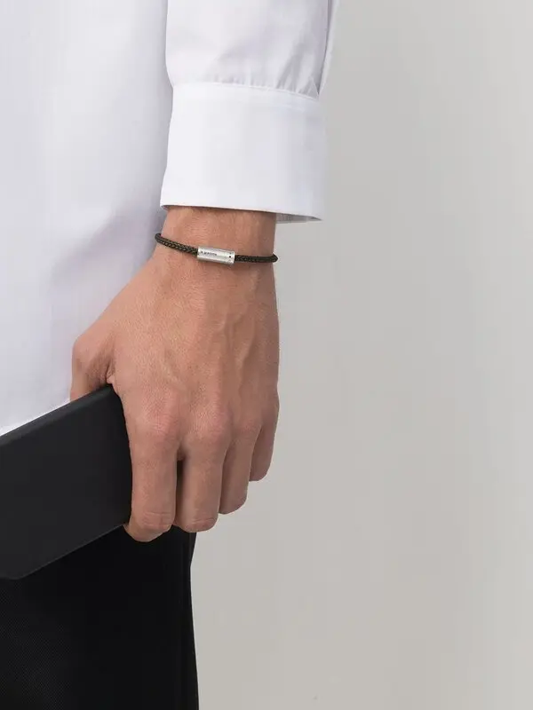 Le Gramme Nato Cable Bracelet - Silver
