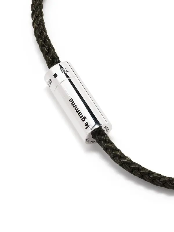 Le Gramme Nato Cable Bracelet - Silver