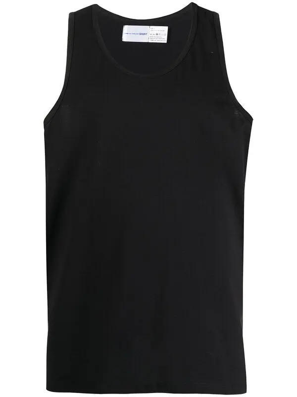 Comme Des Garçons Cotton Tank Top - Black