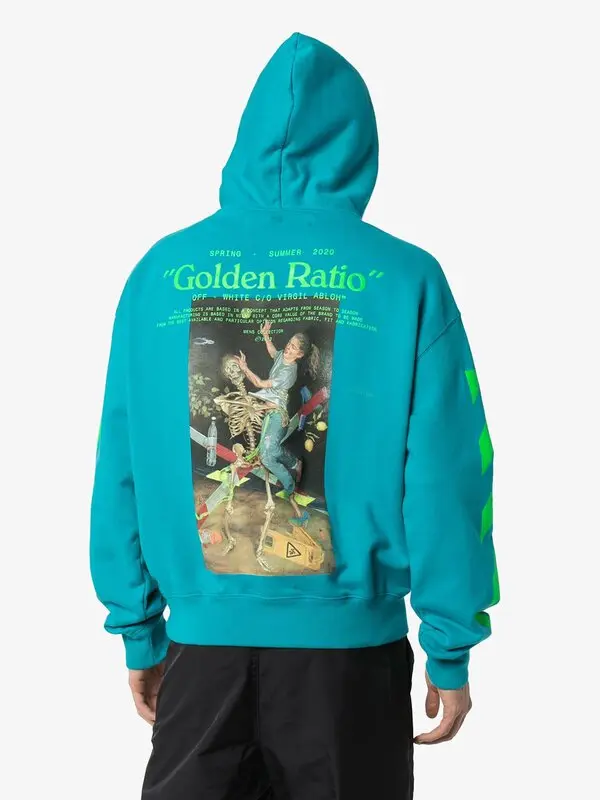 Off-White Pacal Painting Hoodie In Blue - 64% Off | Editorialist