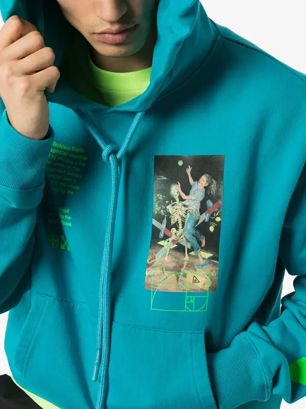 Off-White Pacal Painting Hoodie In Blue - 64% Off | Editorialist