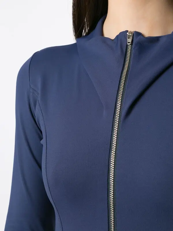 AMIR SLAMA Zipped Long Sleeve Bodysuit