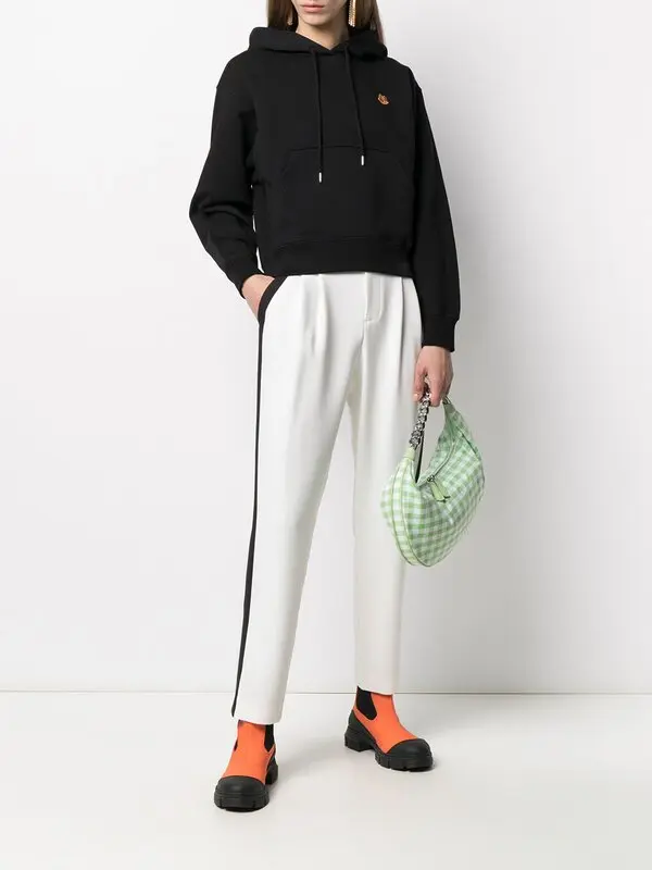 Kenzo Tiger Patch Hoodie - Black