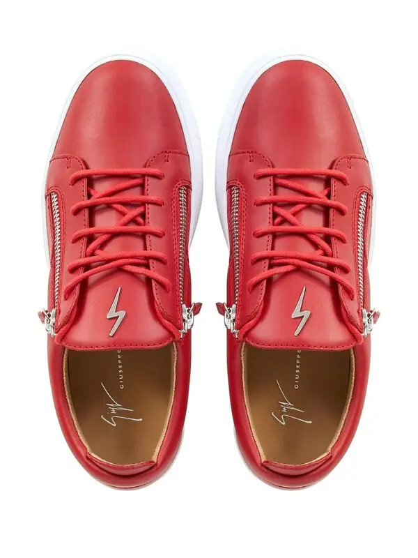 GIUSEPPE ZANOTTI Frankie Double-zip Low-top Sneakers