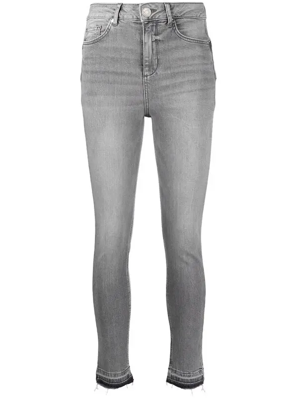Liu Jo Mid-rise Skinny Jeans - Grey