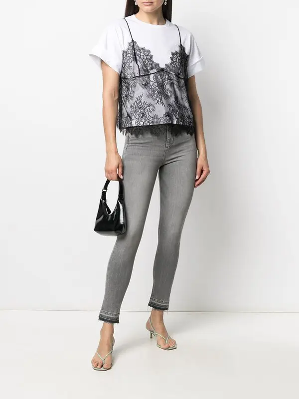 Liu Jo Mid-rise Skinny Jeans - Grey