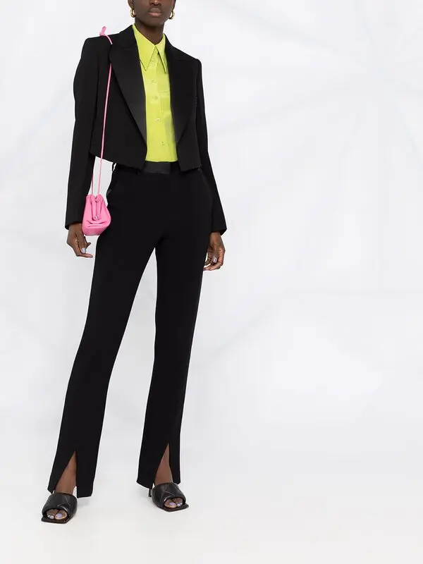 Victoria Beckham Cropped Open-front Blazer