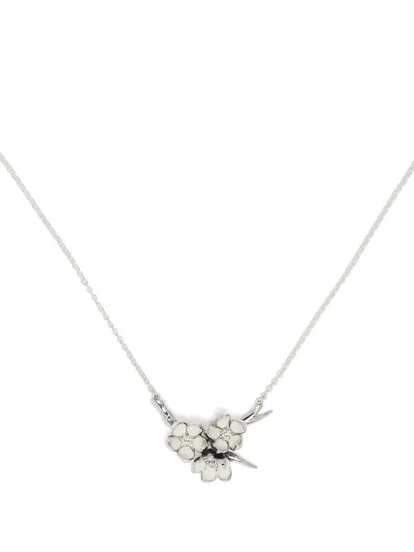 SHAUN LEANE Cherry Blossom Diamond Necklace