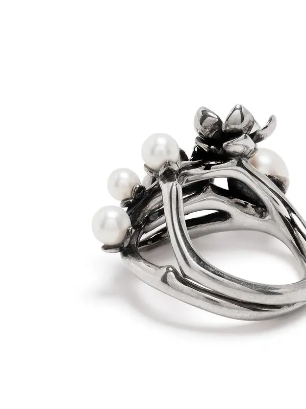 SHAUN LEANE Cherry Blossom Ring - Silver