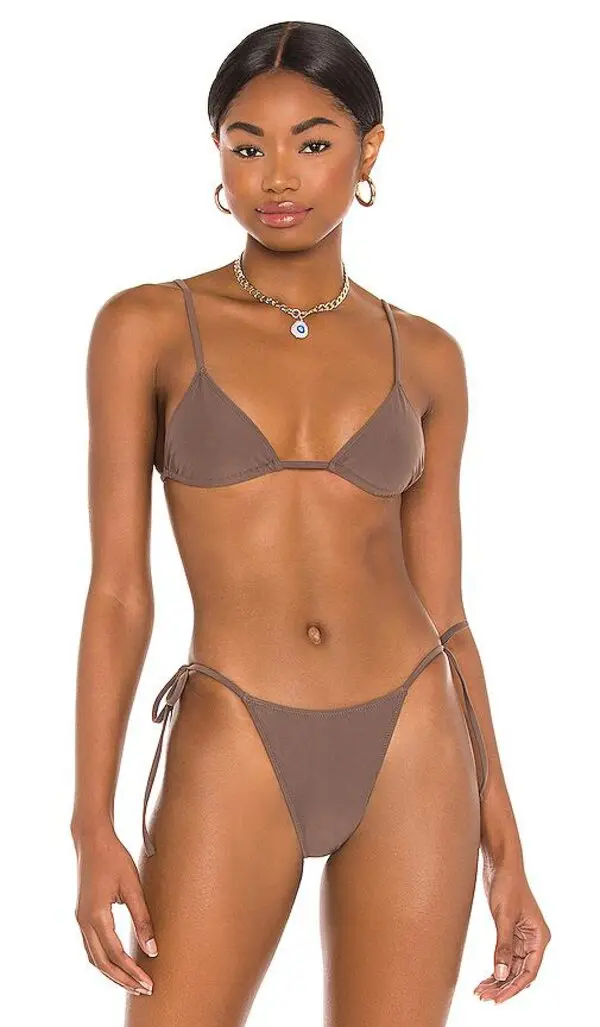 TROPIC OF C Equator Bikini Top - Driftwood