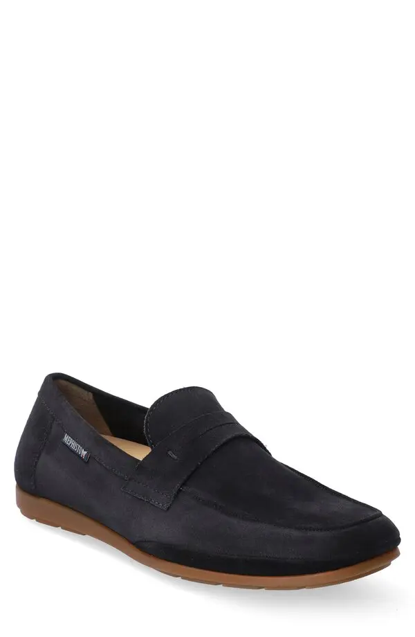 Mephisto Alexis Loafer - Blue Suede | Editorialist display picture 1