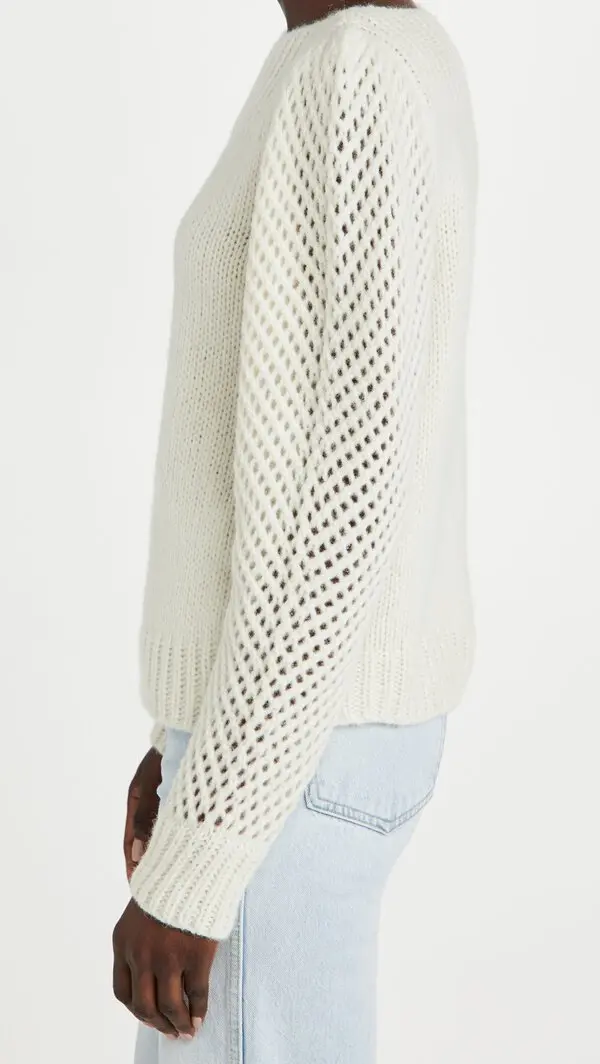 LoveShackFancy Rosie Pullover - Snow