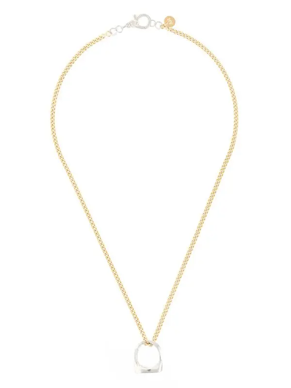 Annelise Michelson Signet Dechainée Necklace - Gold