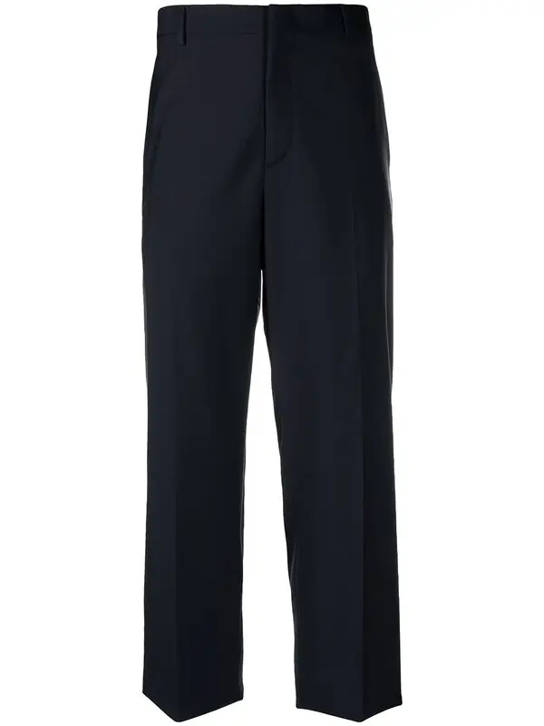 Valentino Garavani Straight-leg Tailored Trousers - Blue