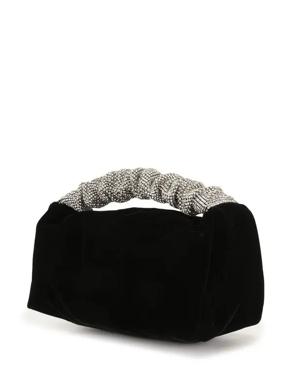 Alexander Wang Mini Scrunchie Rhinestone-embellished Bag