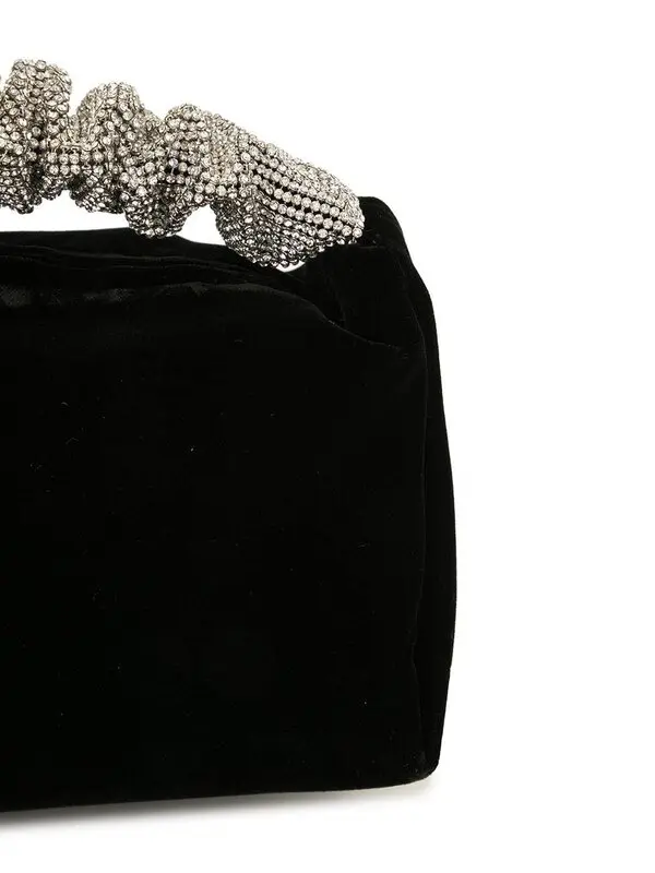 Alexander Wang Mini Scrunchie Rhinestone-embellished Bag