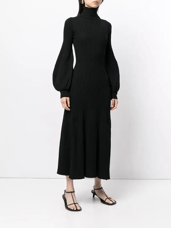 amalia knit dress Anna Quan Ribbed-Knit - Black pf-type:Boots