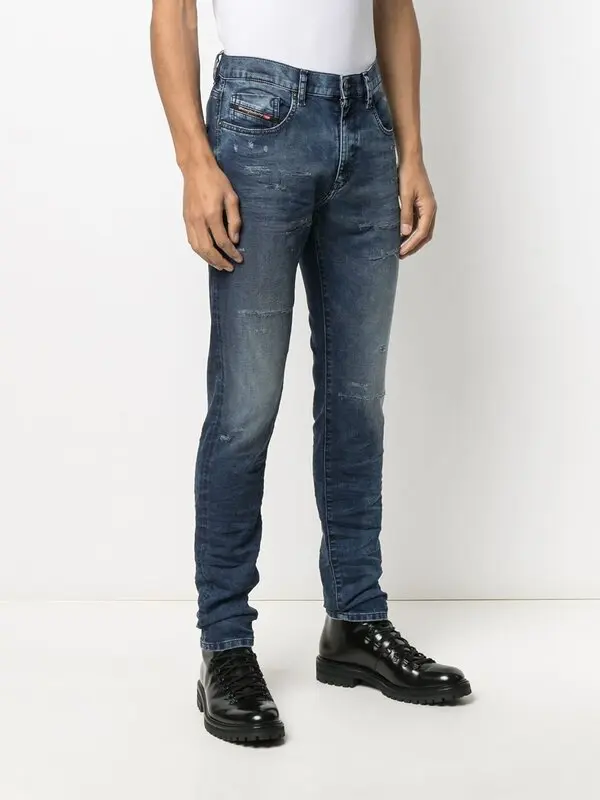 DIESEL® D-strukt Slim Fit Jeans - Blue