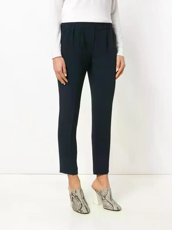 Brunello Cucinelli Tapered Cropped Trousers